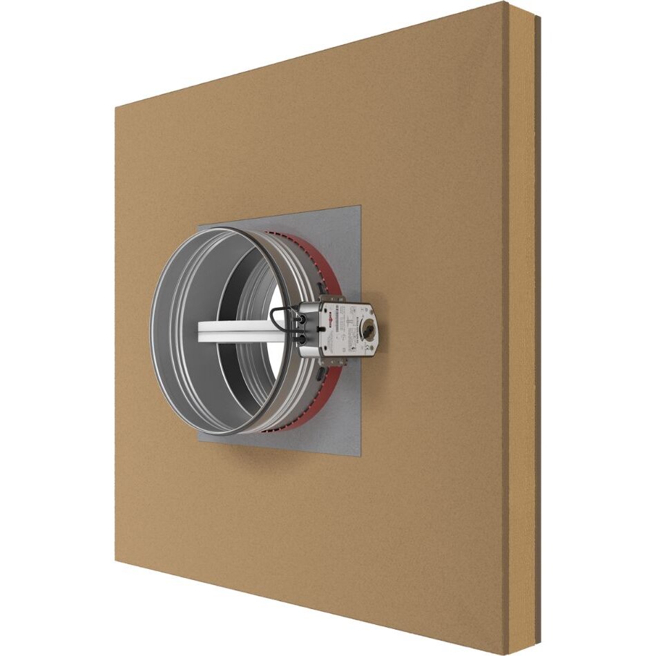 Market premiere: Installation of fire dampers in walls with clay panels ...