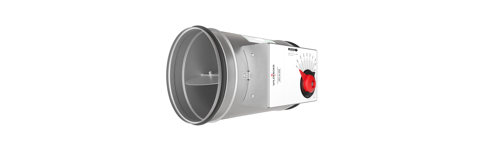 VR1-N volume flow controller for low pressures